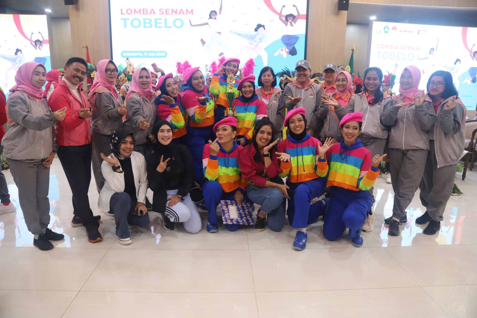 Ikatan Adhyaksa Dharmakarini Daerah Jawa Timur Gelar Lomba Senam Tobelo ...
