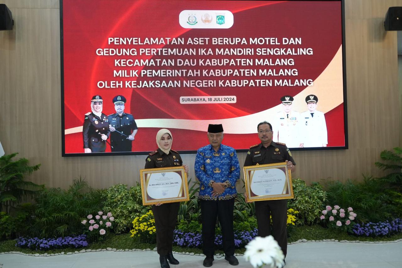 Penyelamatan Aset Negara Berupa Aset Milik Pemerintah Kabupaten Malang Senilai Rp 100 Milyar ...