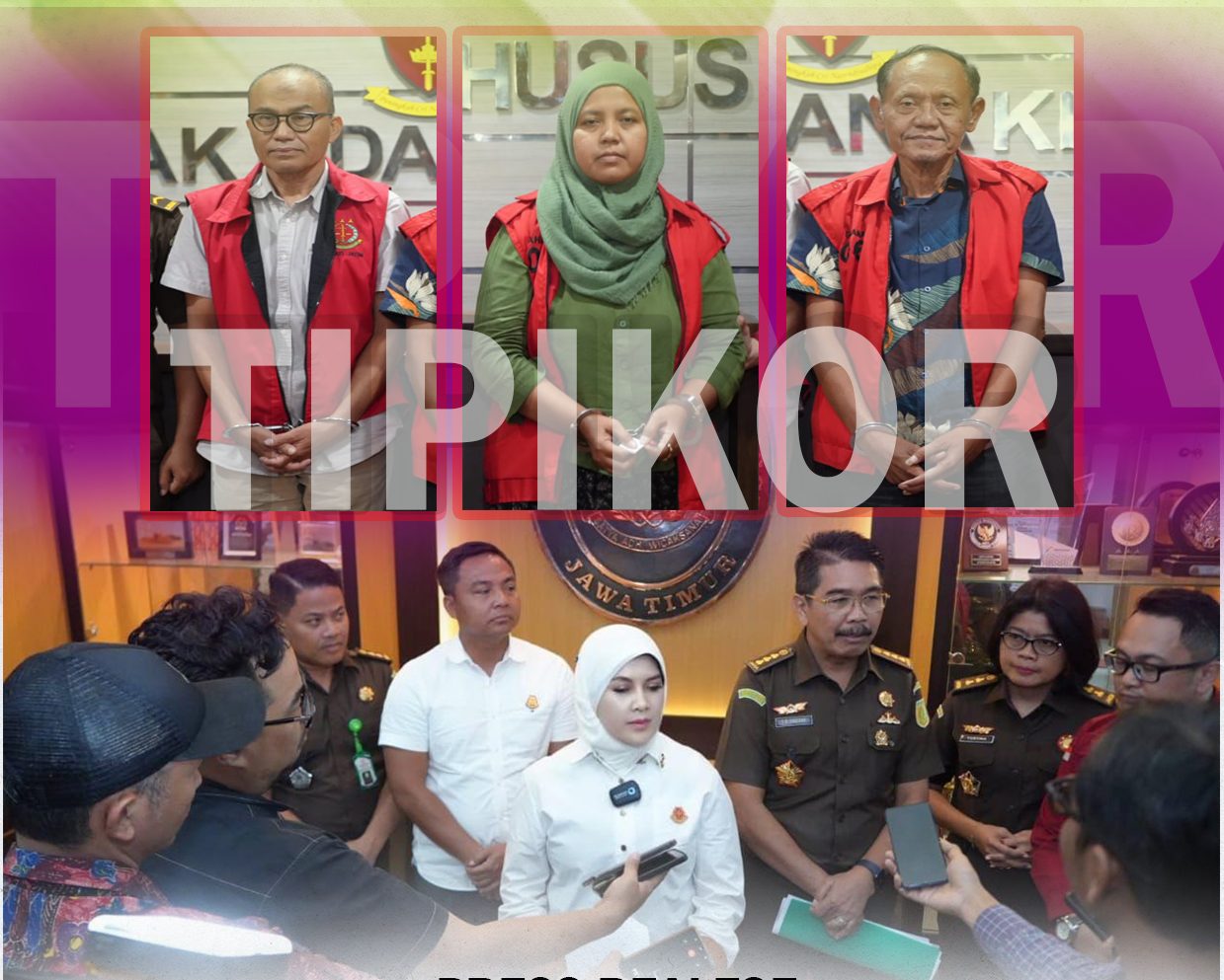 Bank BNI Jember Dibobol Rp 125 M, 3 Tersangka Ditahan Kejati Jatim ...