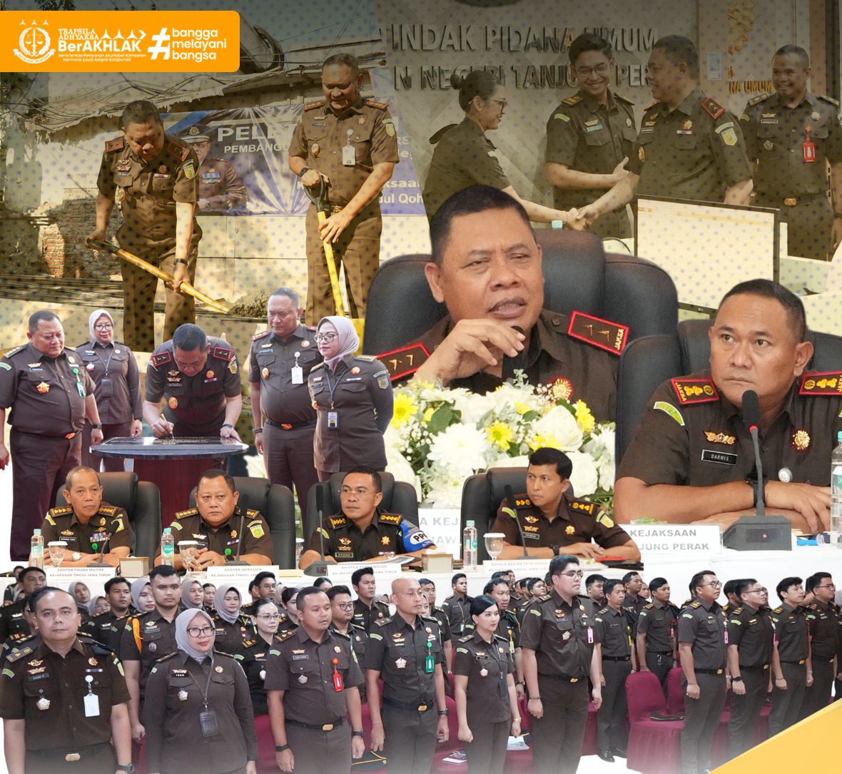 Kunjungan Kerja Kajati Jatim Lakukan Peletakan Batu Pertama Gedung ...